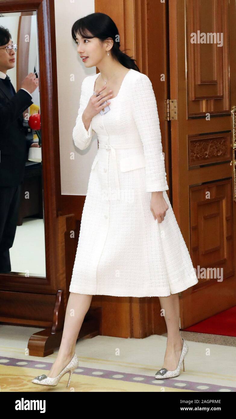 21st Dec, 2019. S. Korean singer Suzi South Korean singer Suzi attends ...