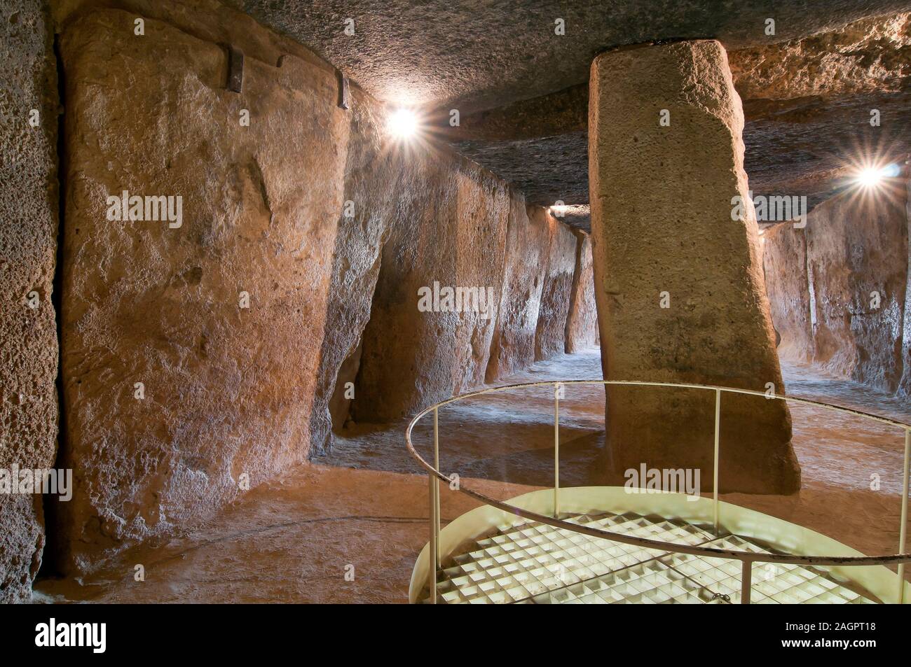 Dolmen - Cueva de Menga, Antequera, Malaga province, Region of ...