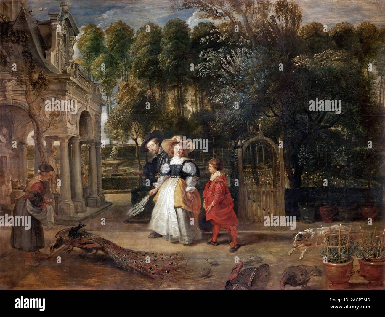 Rubens and Helene Fourment in the Garden. Museum: Alte Pinakothek ...