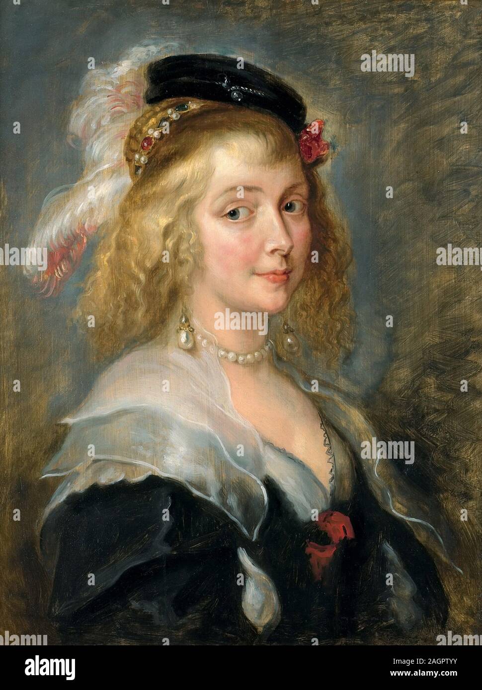 Portrait of Hélène Fourment. Museum: Musées royaux des Beaux-Arts de ...