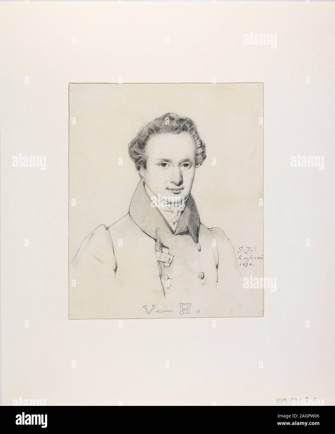 Portrait of Victor Hugo (1802-1885). Museum: Musée de la Vie romantique ...