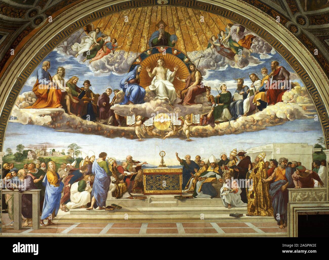 Disputa del sacramento by raphael hi-res stock photography and images ...