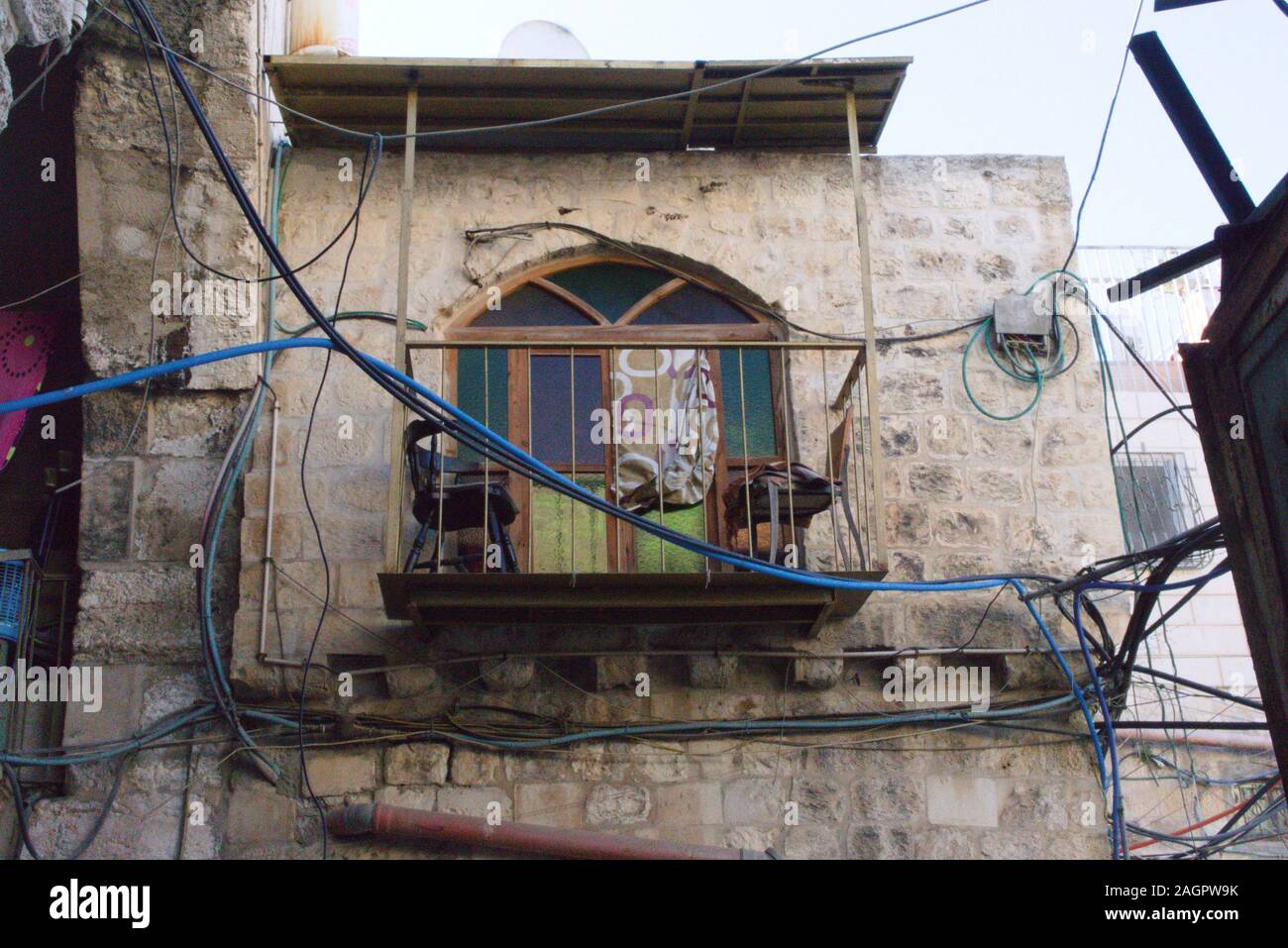 Old City, Jerusalem, house facades Stock Photo - Alamy