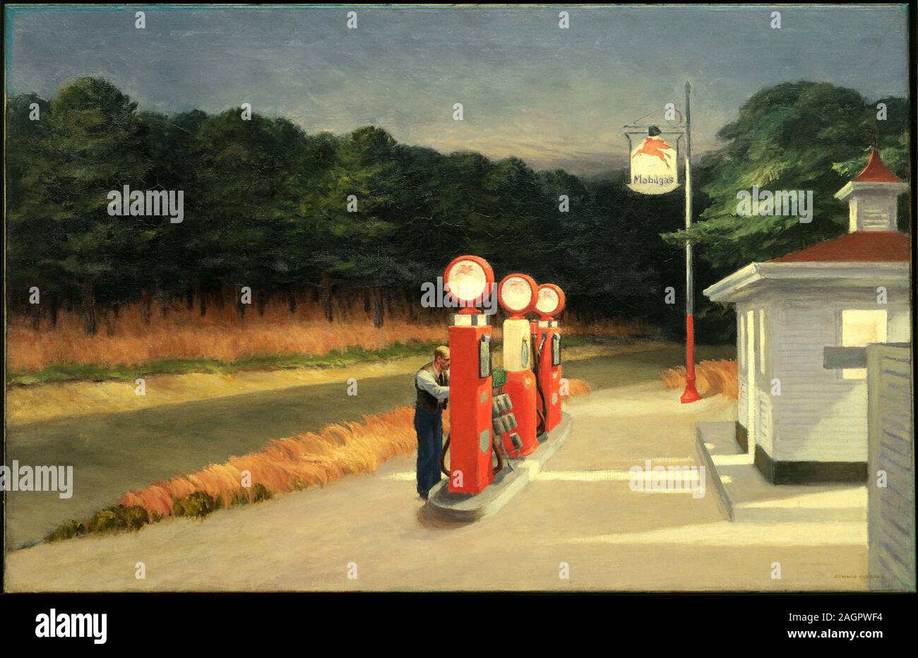 Gas Edward Hopper