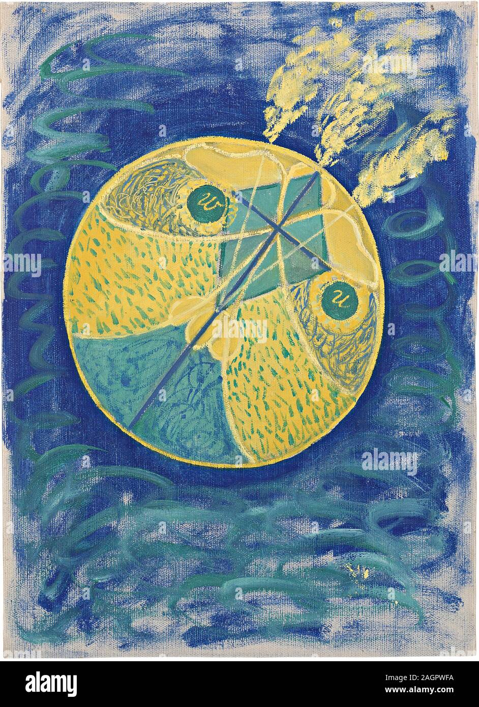 Group I, No. 7. Primordial Chaos. Museum: Courtesy of Stiftelsen Hilma ...