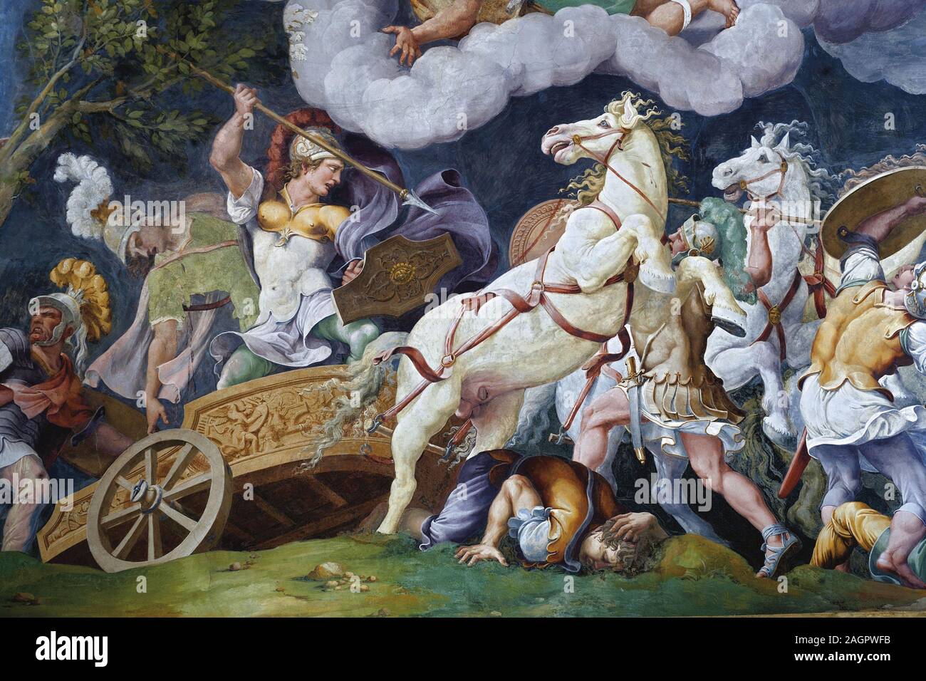 Diomedes fighting against Phegeus and Idaios. Museum: Palazzo Ducale ...