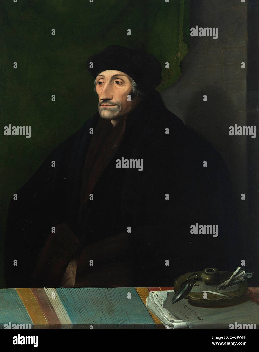 Portrait of Erasmus of Rotterdam (1467-1536). Museum: Museo di ...