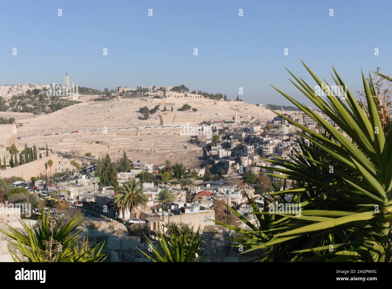 View of the Mount of Olives, Jerusalem, Israel Stock Photo - Alamy