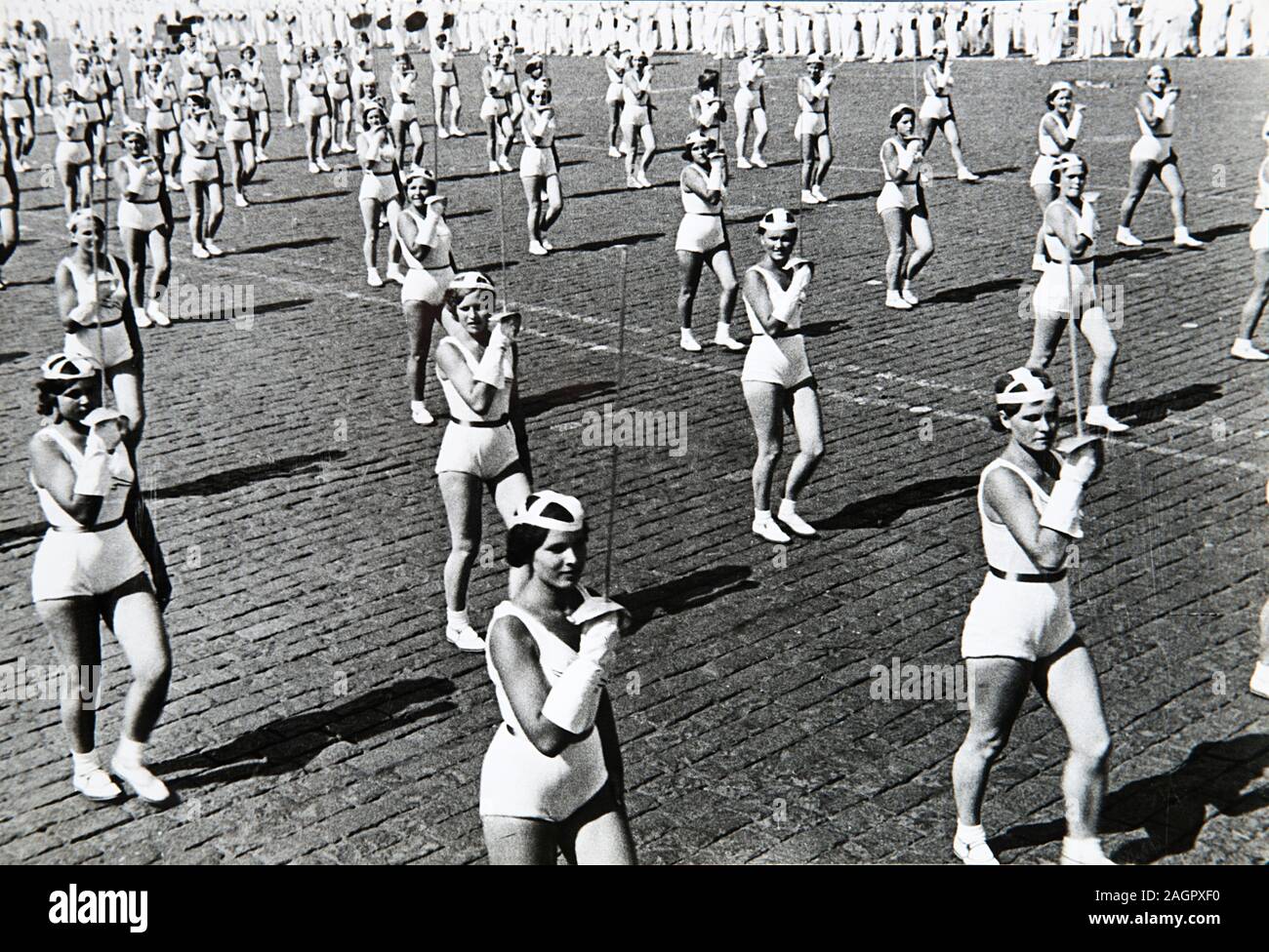 Sports parade. Museum: PRIVATE COLLECTION. Author: Alexander ...