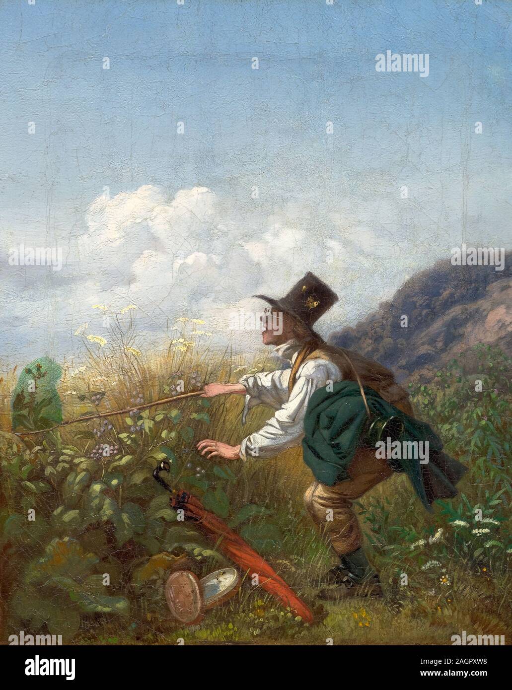 The butterfly catcher (Botanist). Museum: PRIVATE COLLECTION. Author ...