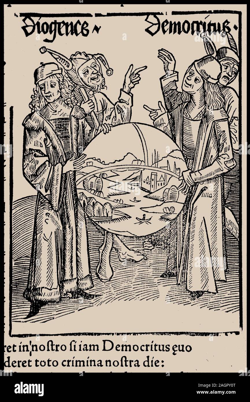 Illustration to the book "Ship of Fools" by Sebastian Brant. Museum ...