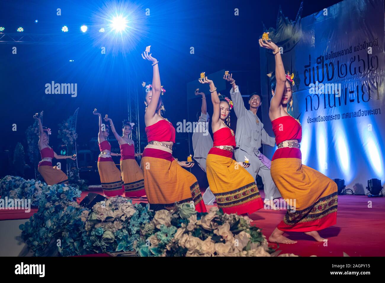 Phayao, Thailand - November 10 2019: Thai Women in National Costume or ...