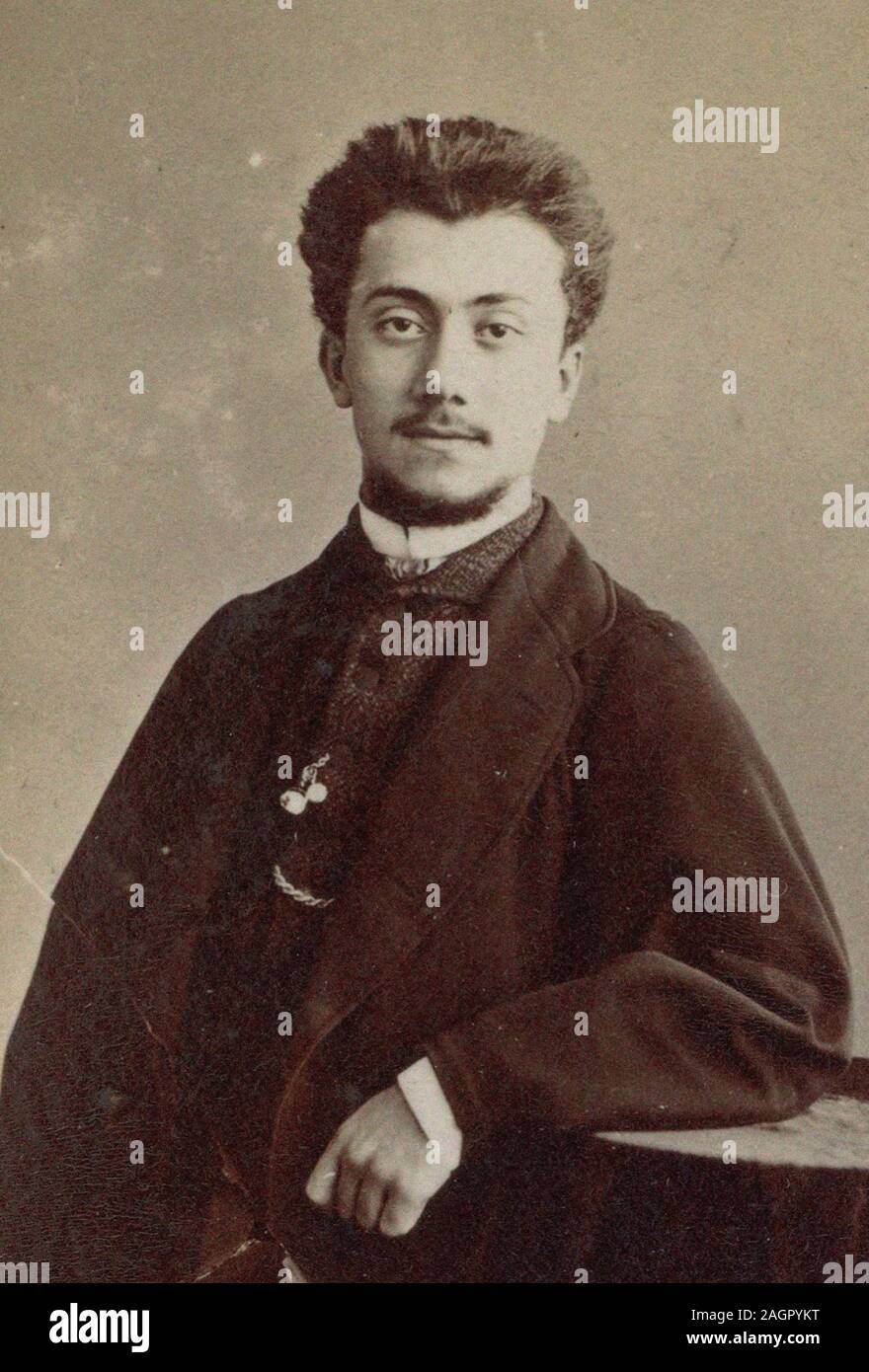 Portrait of the composer Alexandre Luigini (1850-1906). Museum: PRIVATE ...