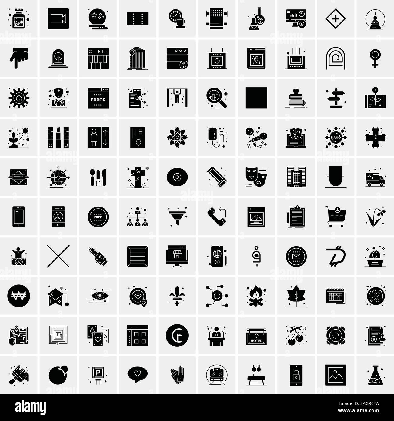 100 icons Cut Out Stock Images & Pictures - Alamy