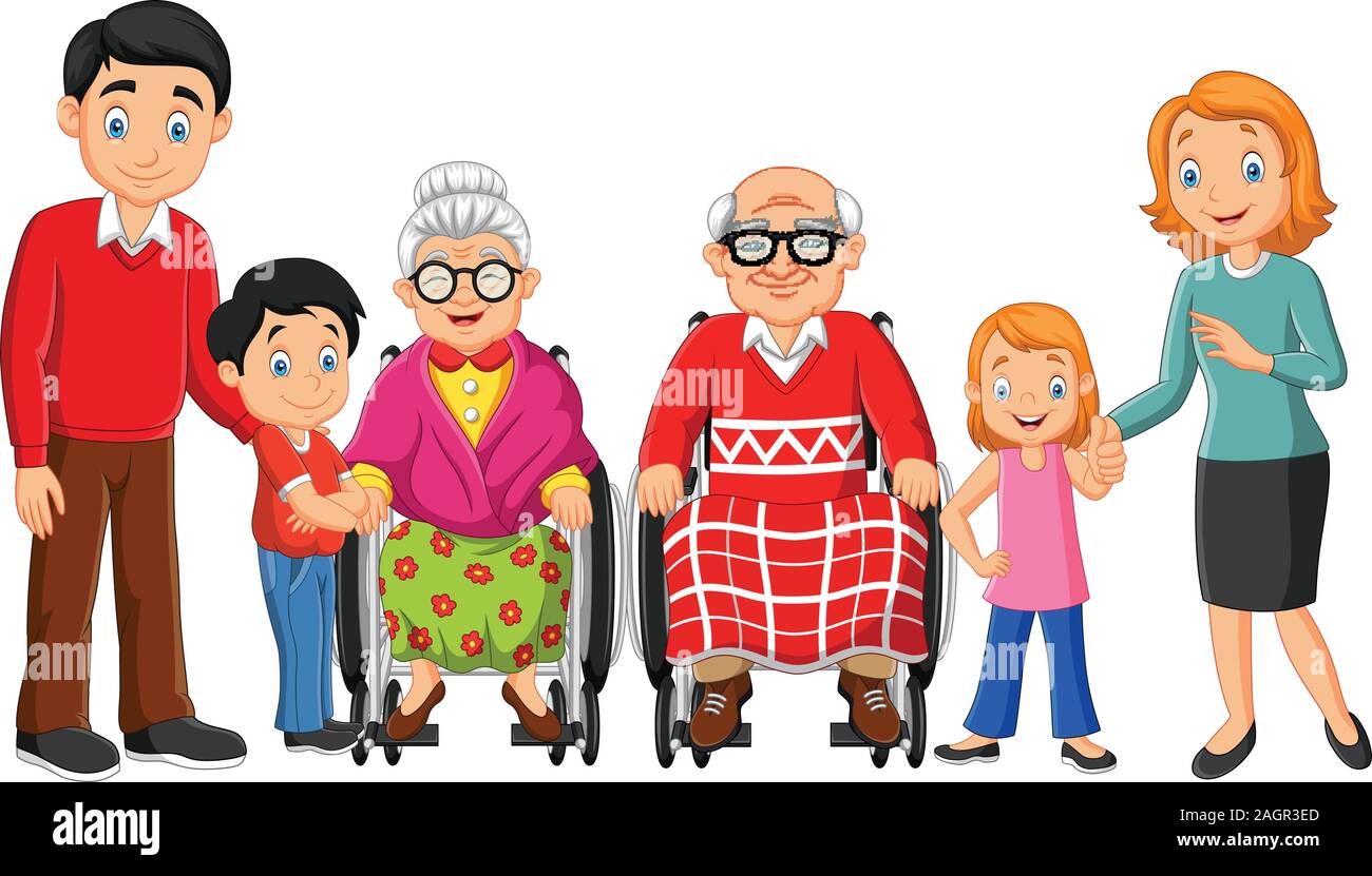 Cartoon happy family Stock Vector Image & Art - Alamy