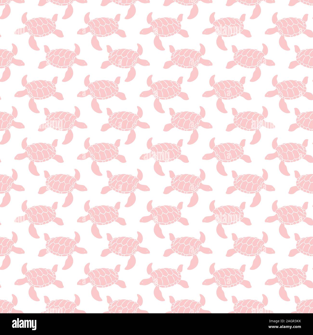 Simple turtle seamless repeat pattern background Stock Photo - Alamy
