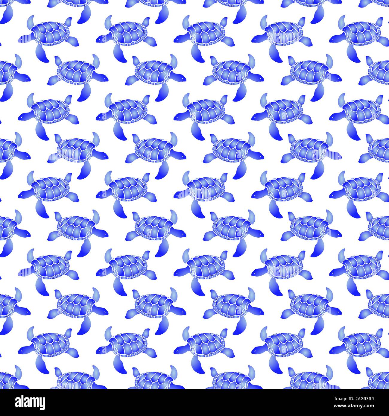 Simple turtle seamless repeat pattern background Stock Photo - Alamy