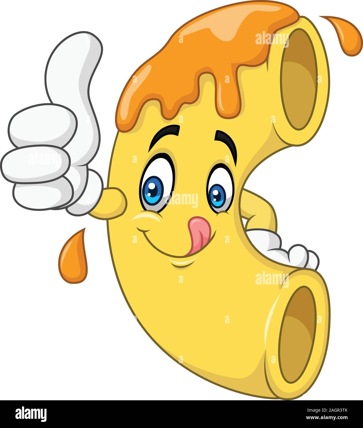 Macaroni and Cheese Cartoon Character Stock Vector Image & Art - Alamy