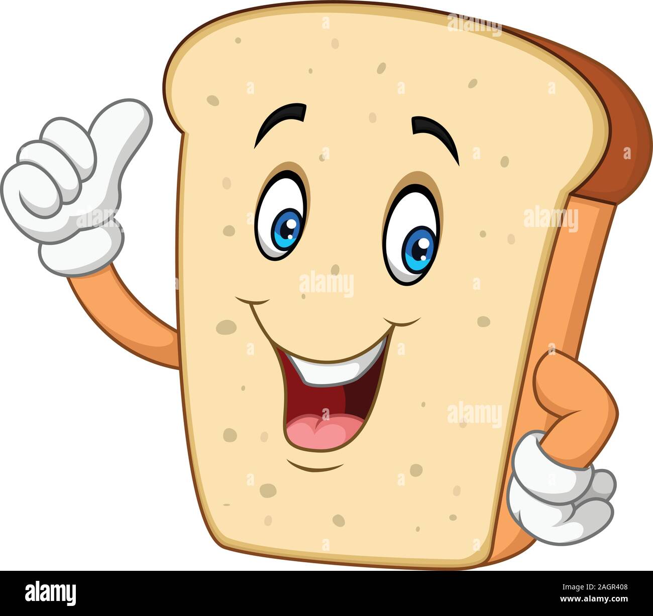 Bread Slice Cartoon