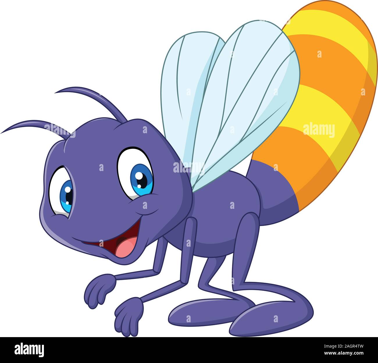 Cartoon Funny Firefly Stock Vector Image And Art Alamy