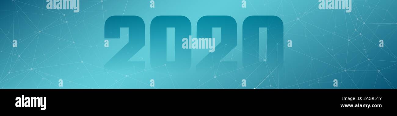 Geometric tech concepts, 2020 new year tech innovation Stock Photo - Alamy