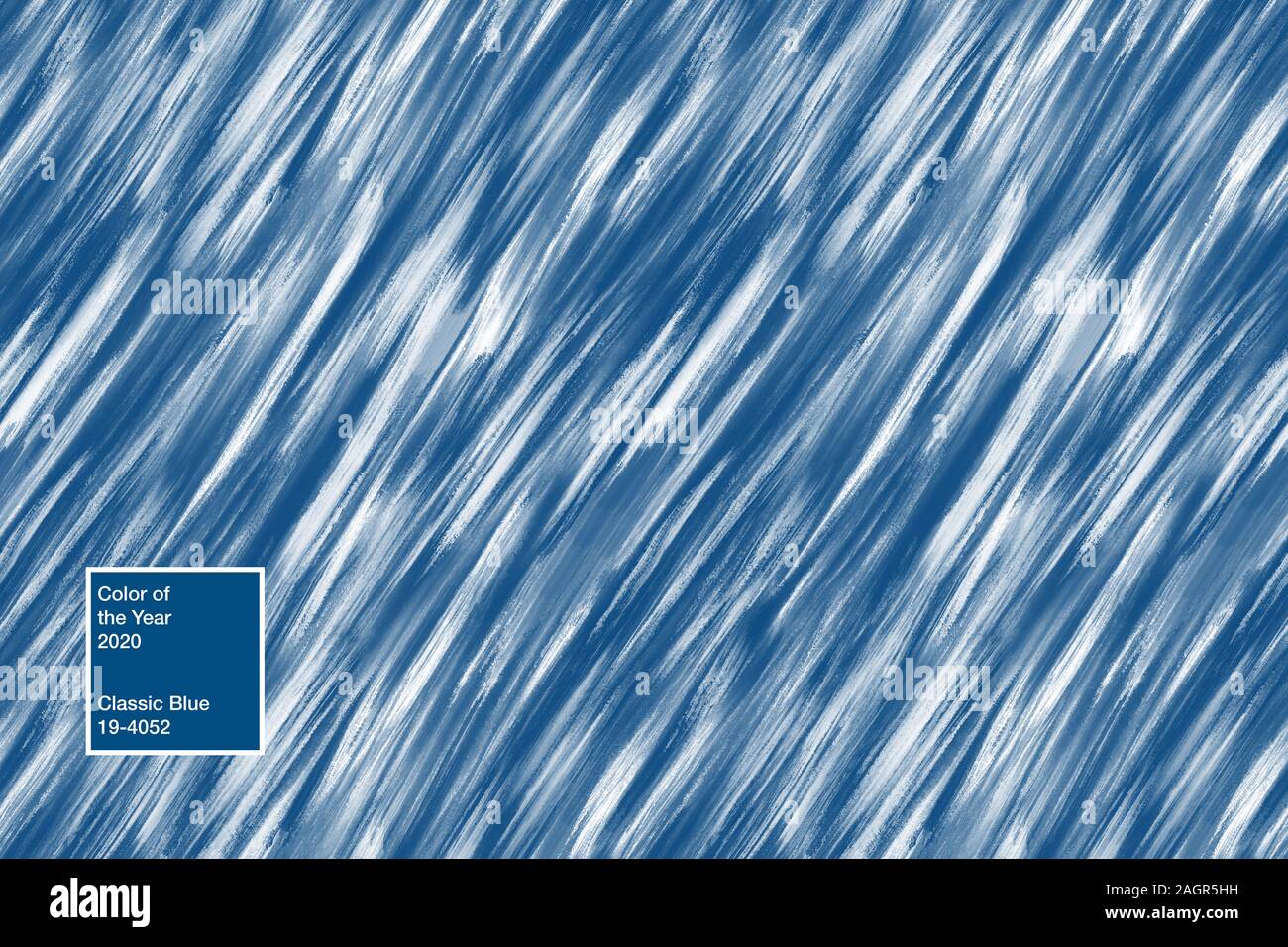 Abstract background image using colour of the year 2020, Classic Blue ...