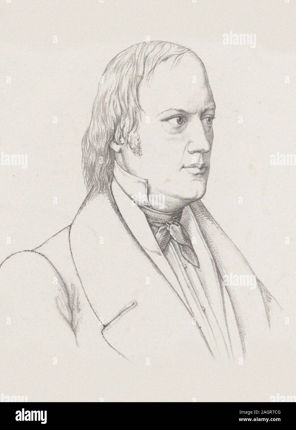 Portrait of the conductor and composer Johann Nepomuk Schelble (1789 ...