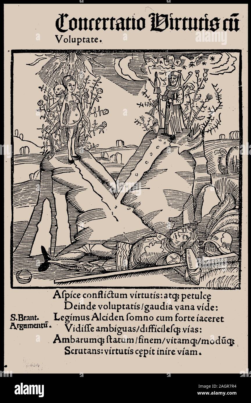 Illustration to the book "Ship of Fools" by Sebastian Brant. Museum ...