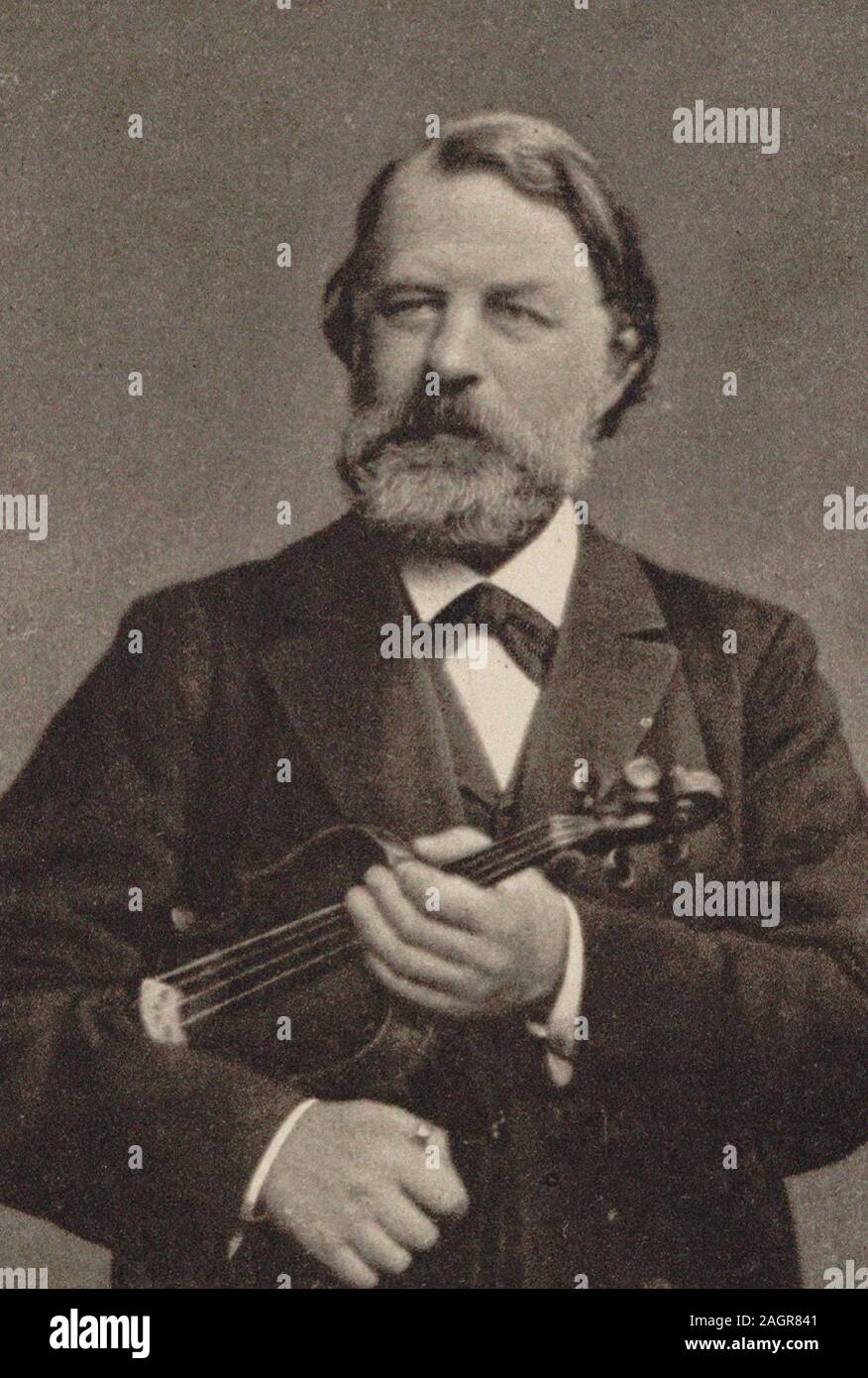 Portrait of the violinist and composer Joseph Joachim (1831-1907 ...