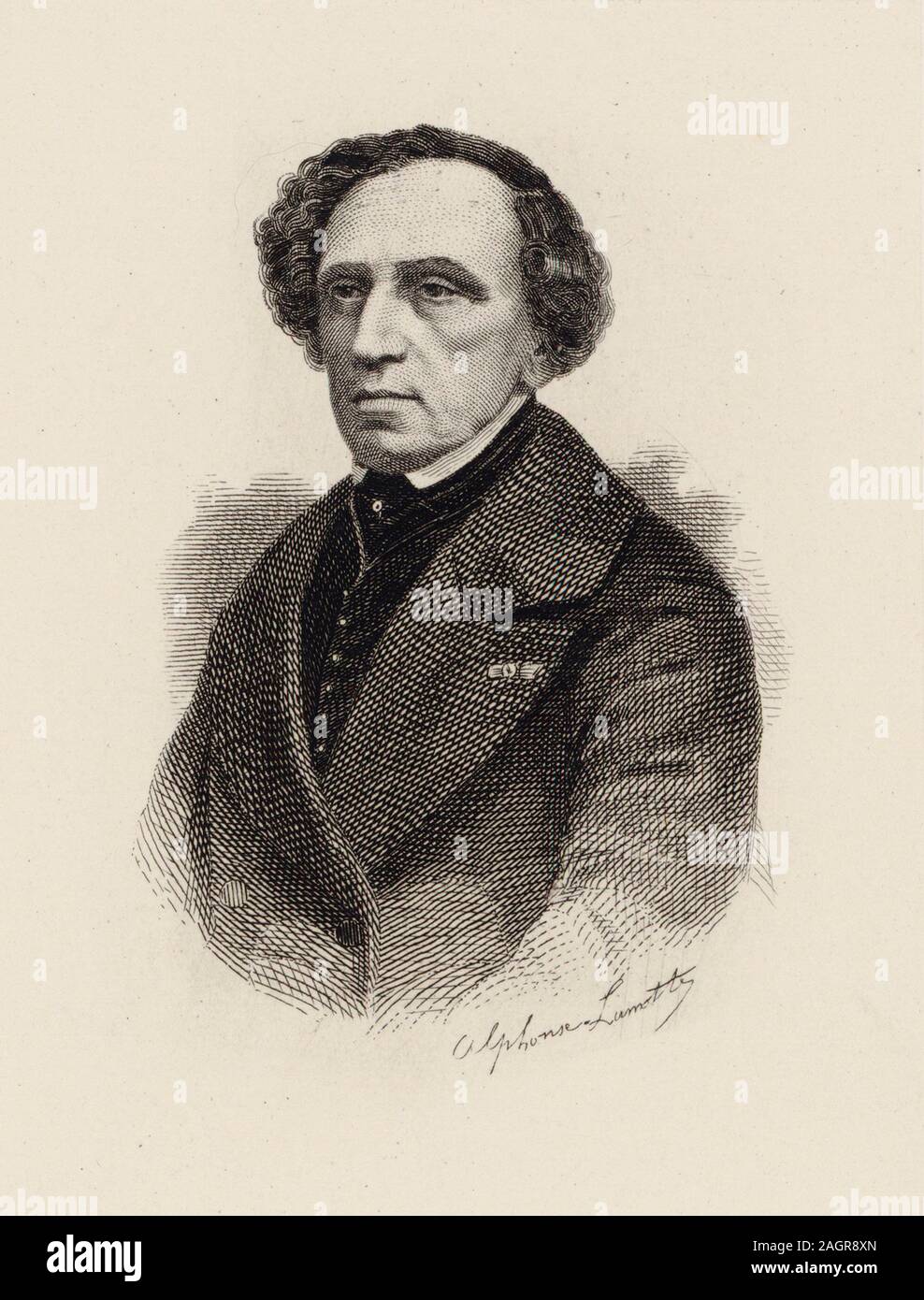 Portrait of the composer Giacomo Meyerbeer (1791-1864). Museum: PRIVATE ...