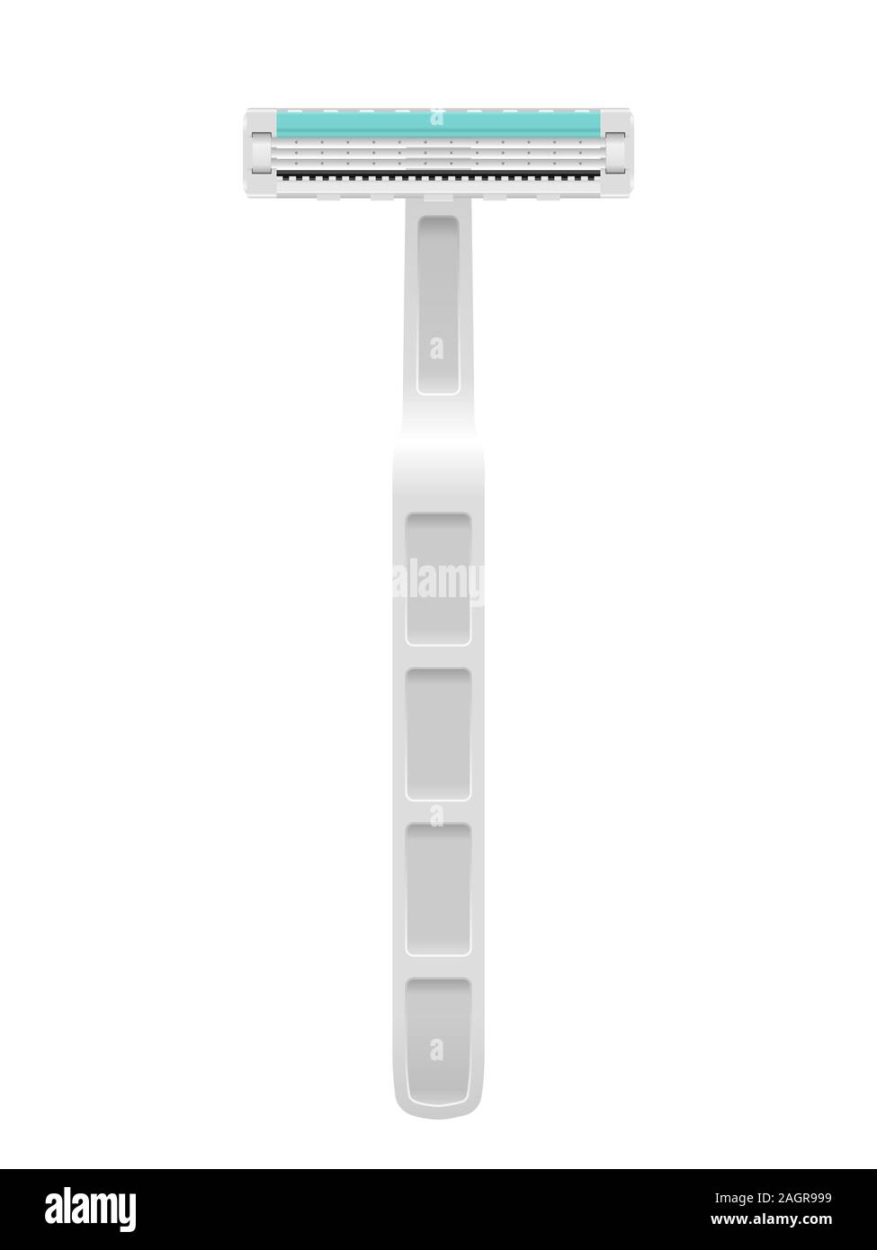 Razor on a white background. Vector illustration Stock Photo - Alamy