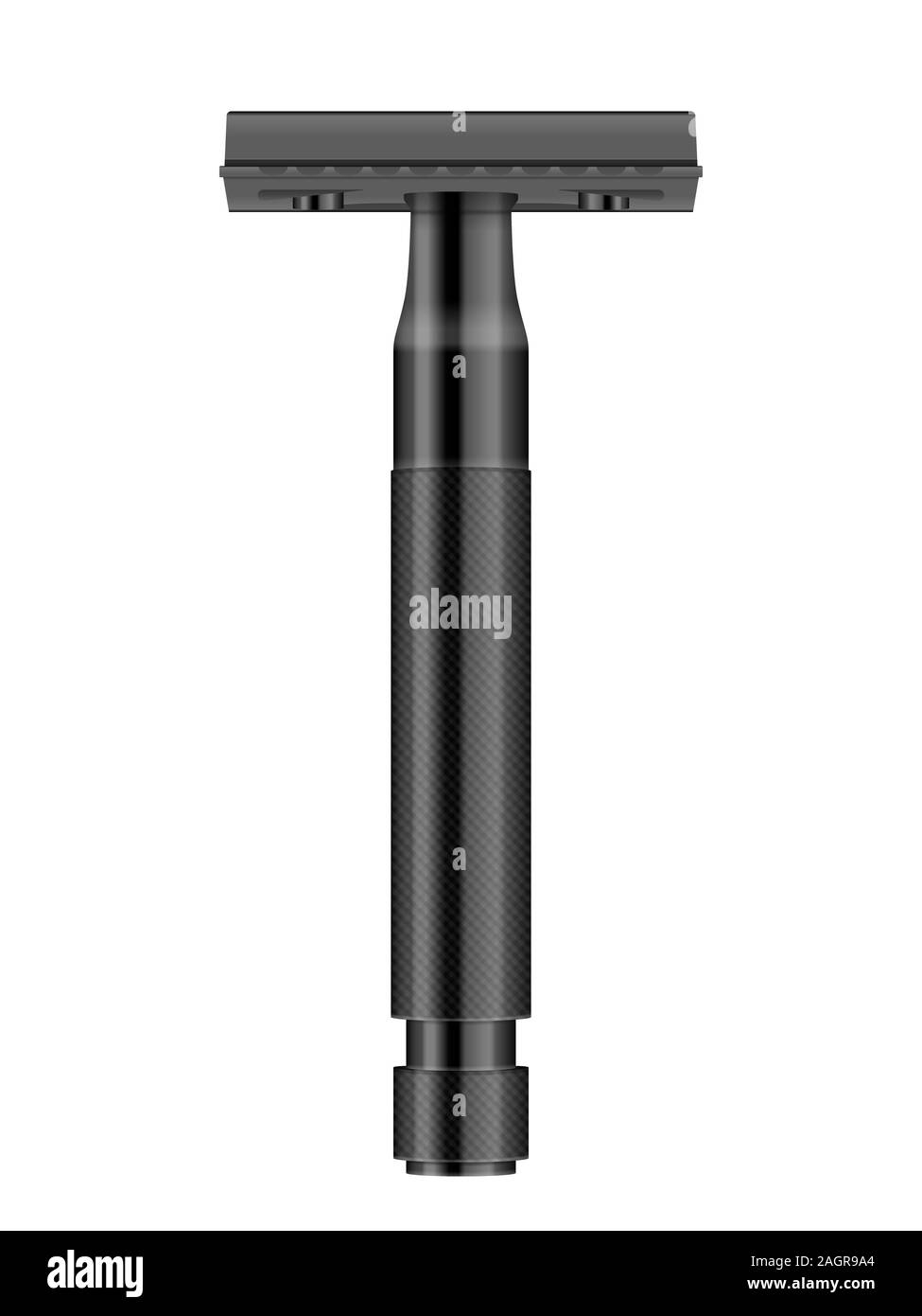 Classic safety razor on a white background. Vector illustration Stock ...