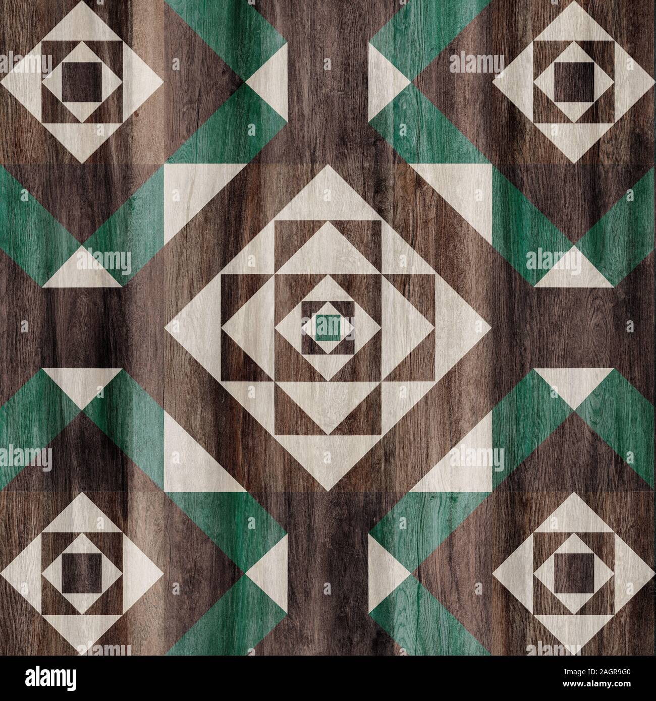 tiles, wooden geometric shapes, wooden floor tile Stock Photo - Alamy