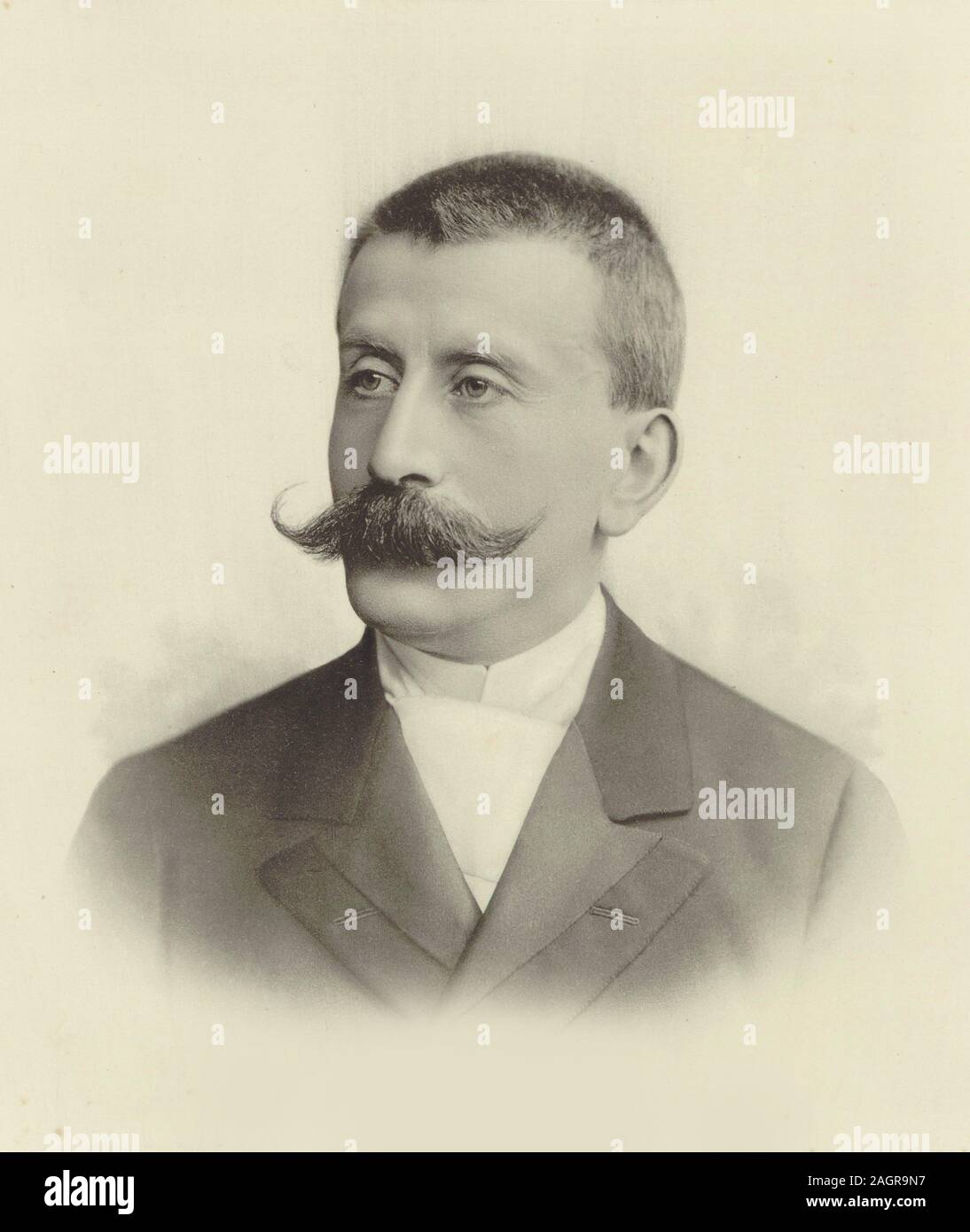 Portrait of pianist and composer Moritz Moszkowski (1854-1925). Museum ...