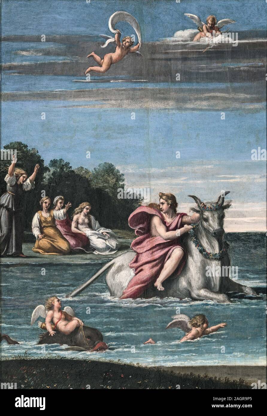 The Rape of Europa. Museum: Pinacoteca Nazionale di Bologna. Author: Antonio Marziale Carracci ...