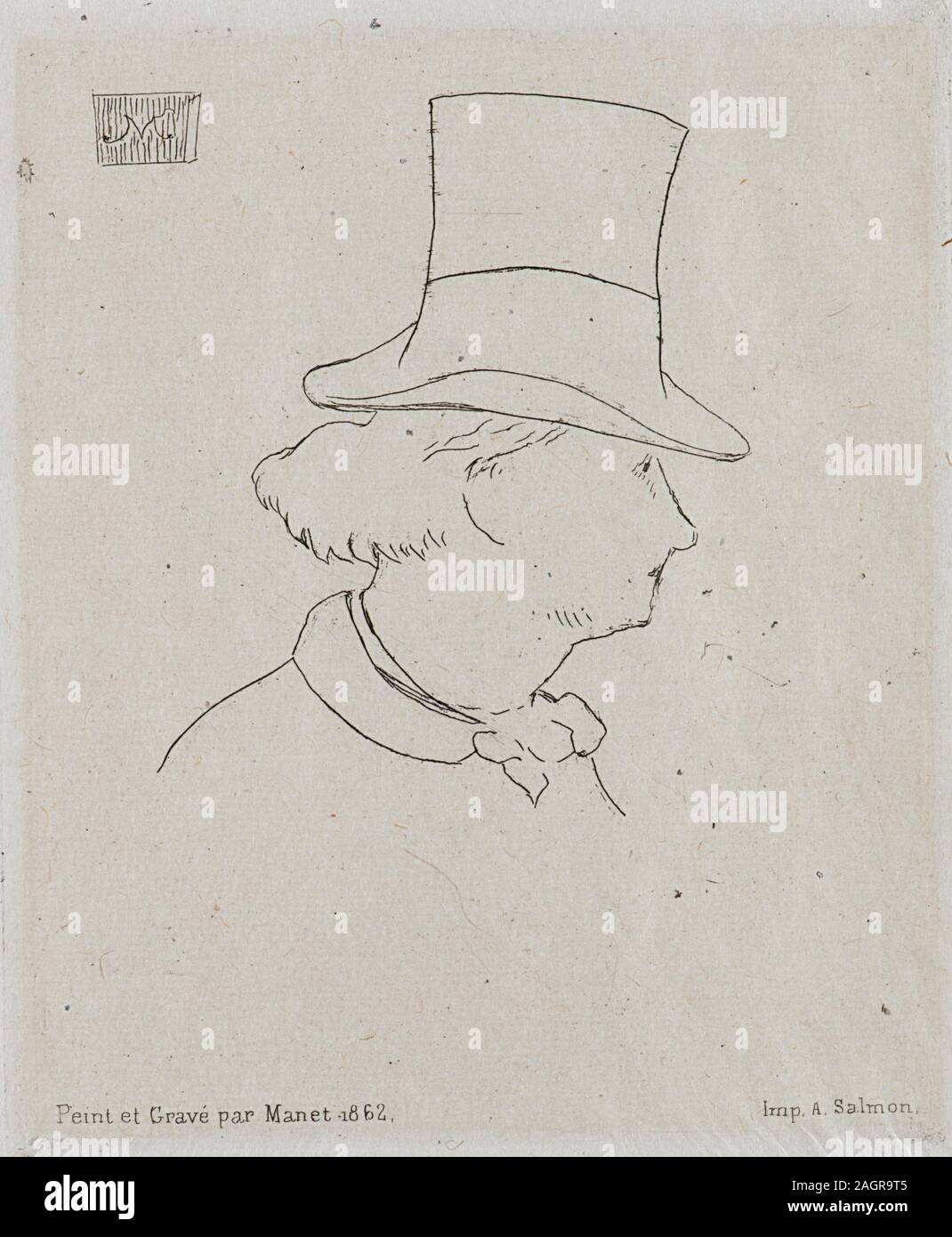 Portrait of Charles Baudelaire (1821-1867). Museum: PRIVATE COLLECTION ...