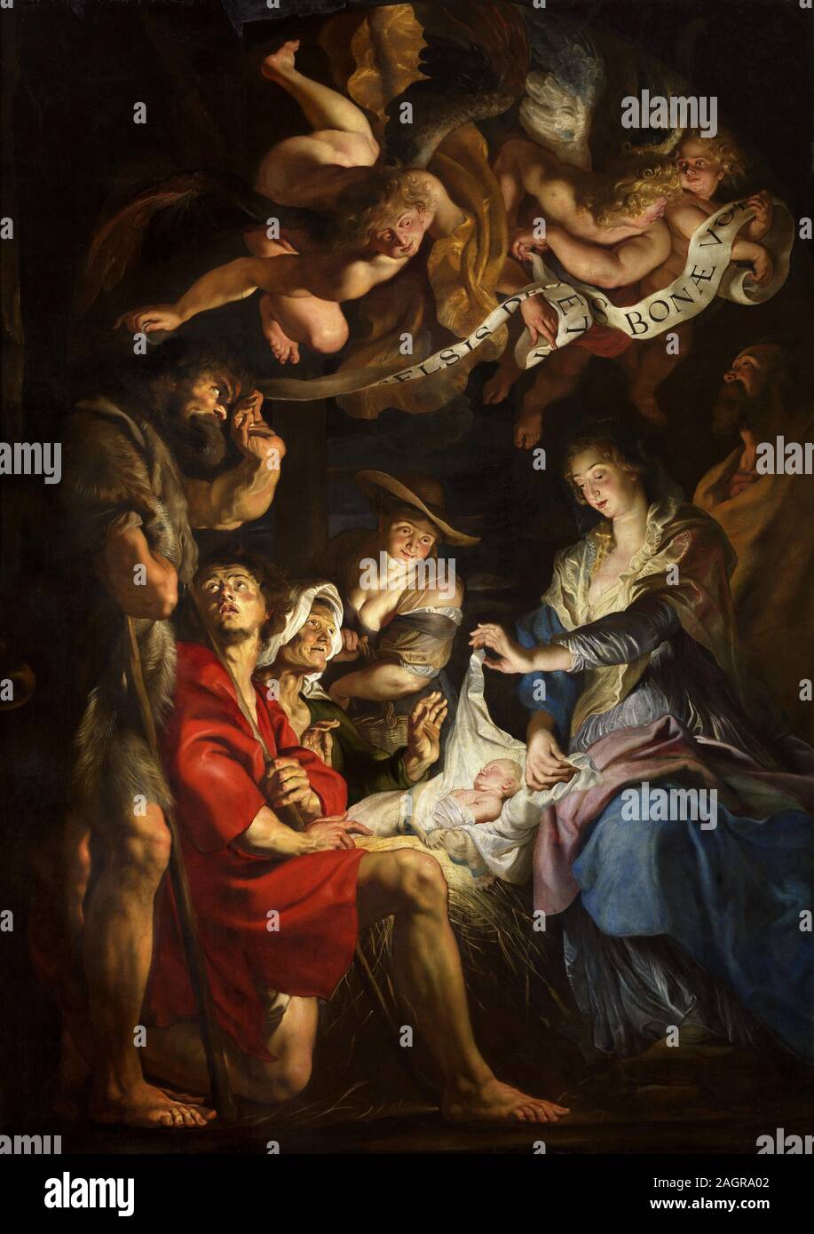 The Adoration of the Shepherds. Museum: Sint-Pauluskerk, Antwerpen ...