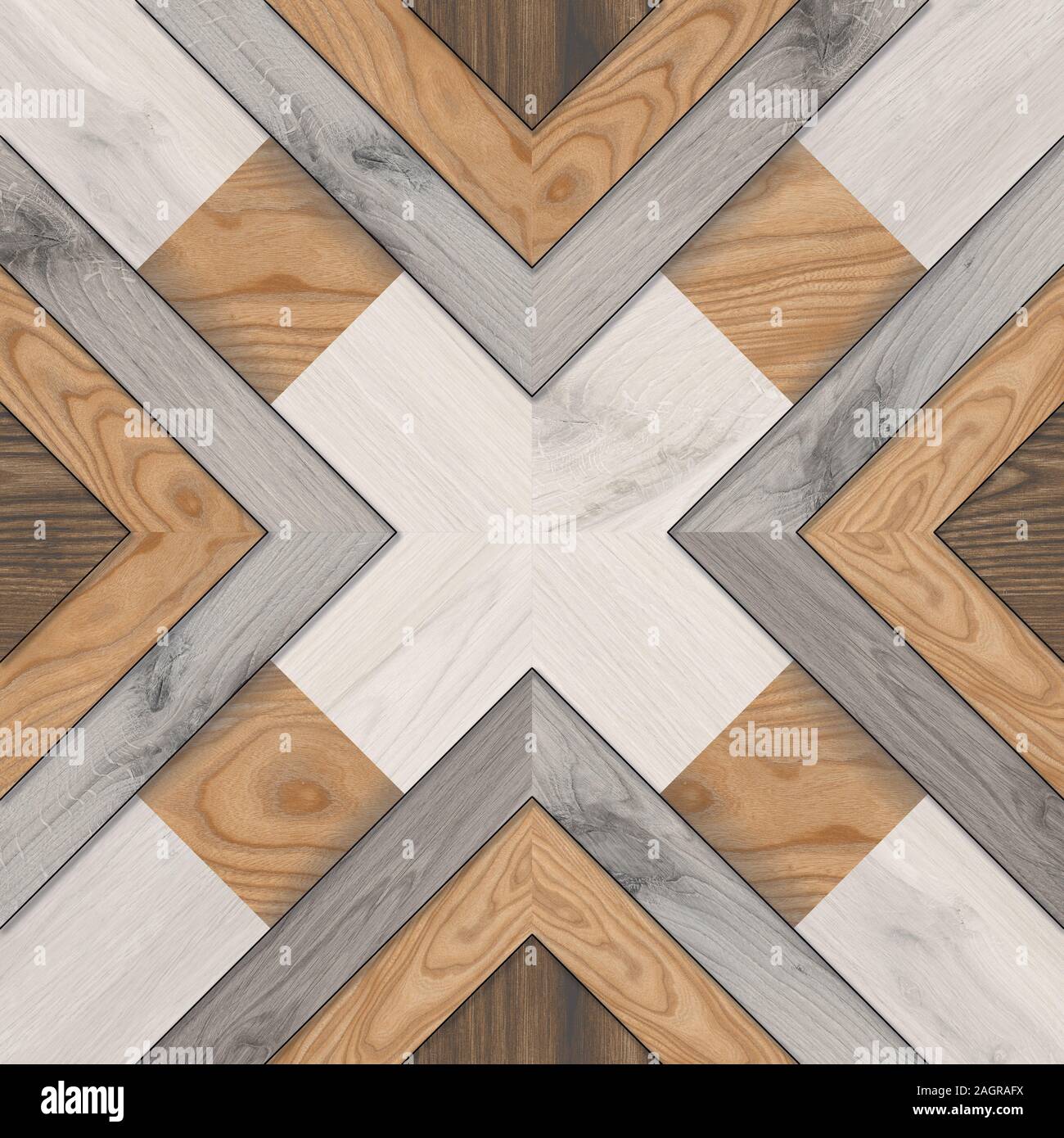 tiles, wooden geometric shapes, wooden floor tile Stock Photo - Alamy