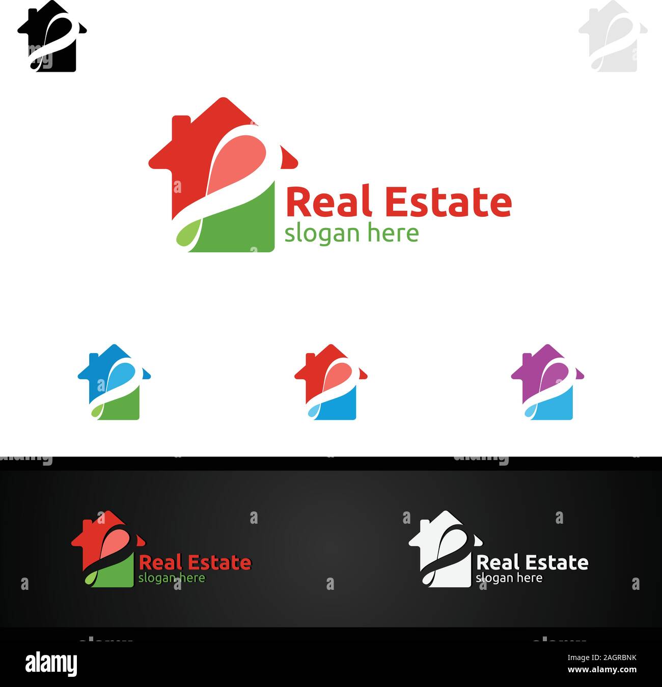 Real Estate Infinity Logo Design Stock Vector Image & Art - Alamy