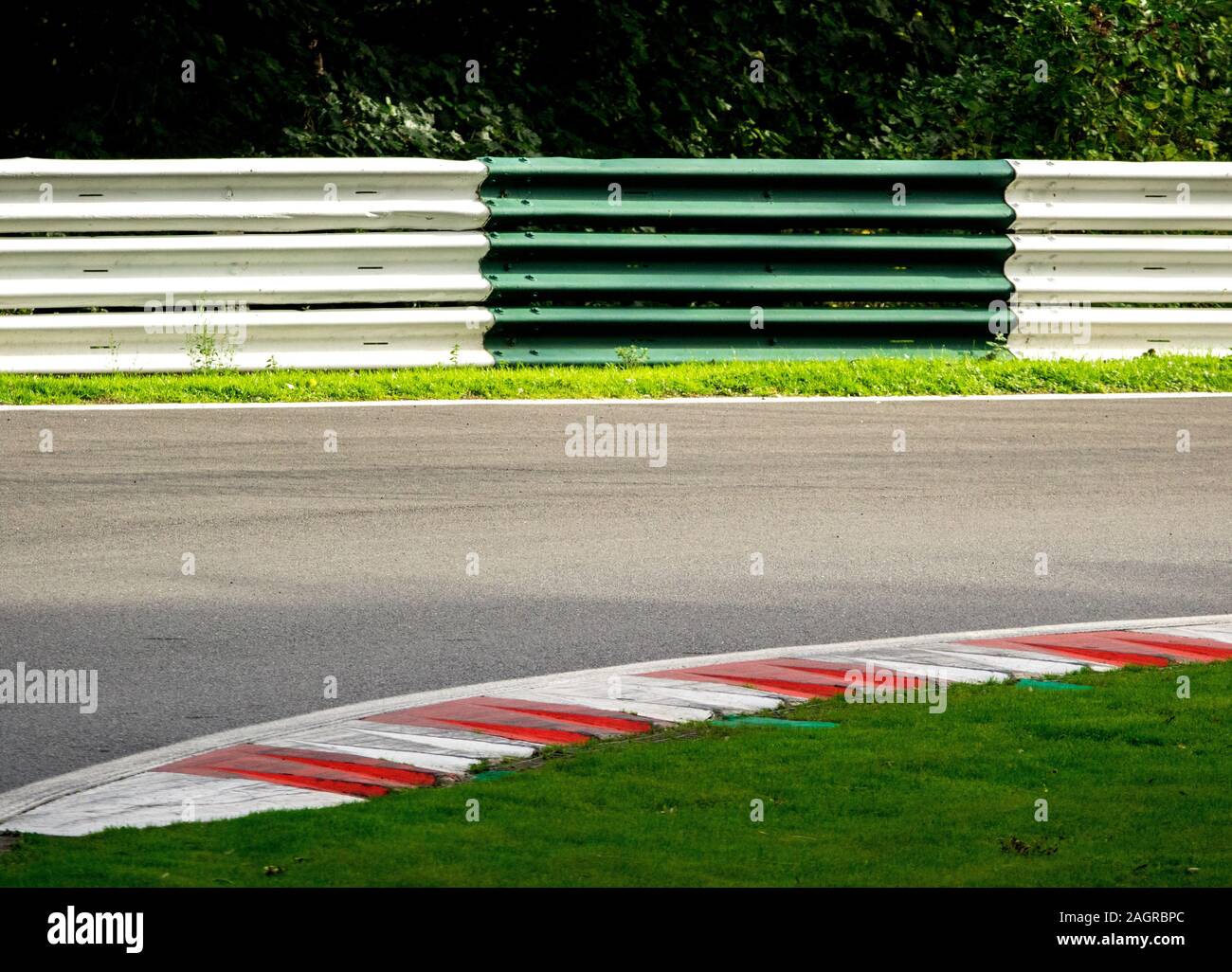A view from where a spectator stands at a racetrack Stock Photo - Alamy