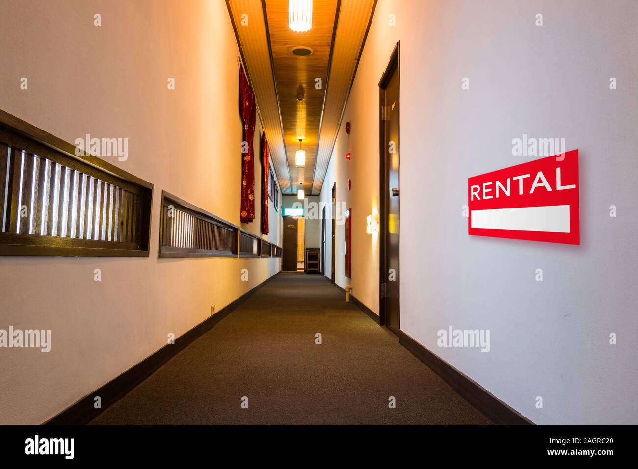 Guest house corridor hi-res stock photography and images - Alamy