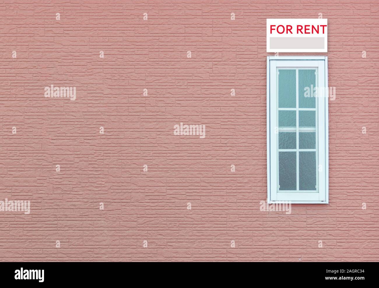 Modern windows and Detail of house exterior red wall Stock Photo - Alamy