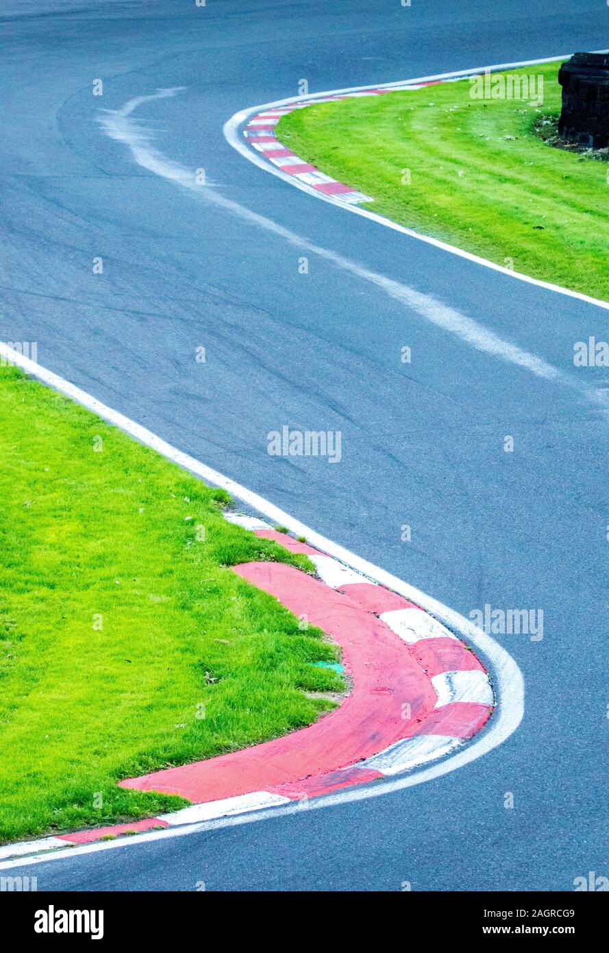 A view from where a spectator stands at a racetrack Stock Photo - Alamy