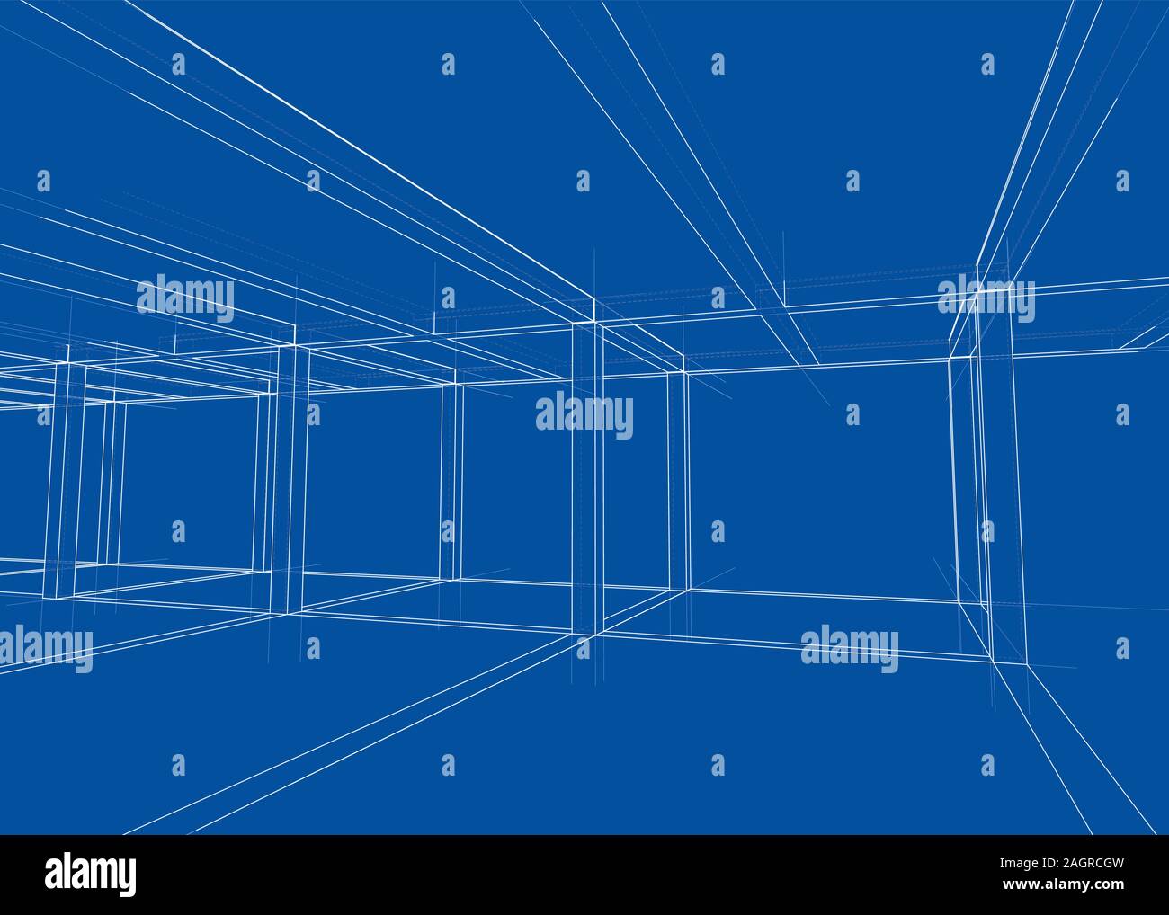 Drawing or sketch of a house under construction. Construction site ...