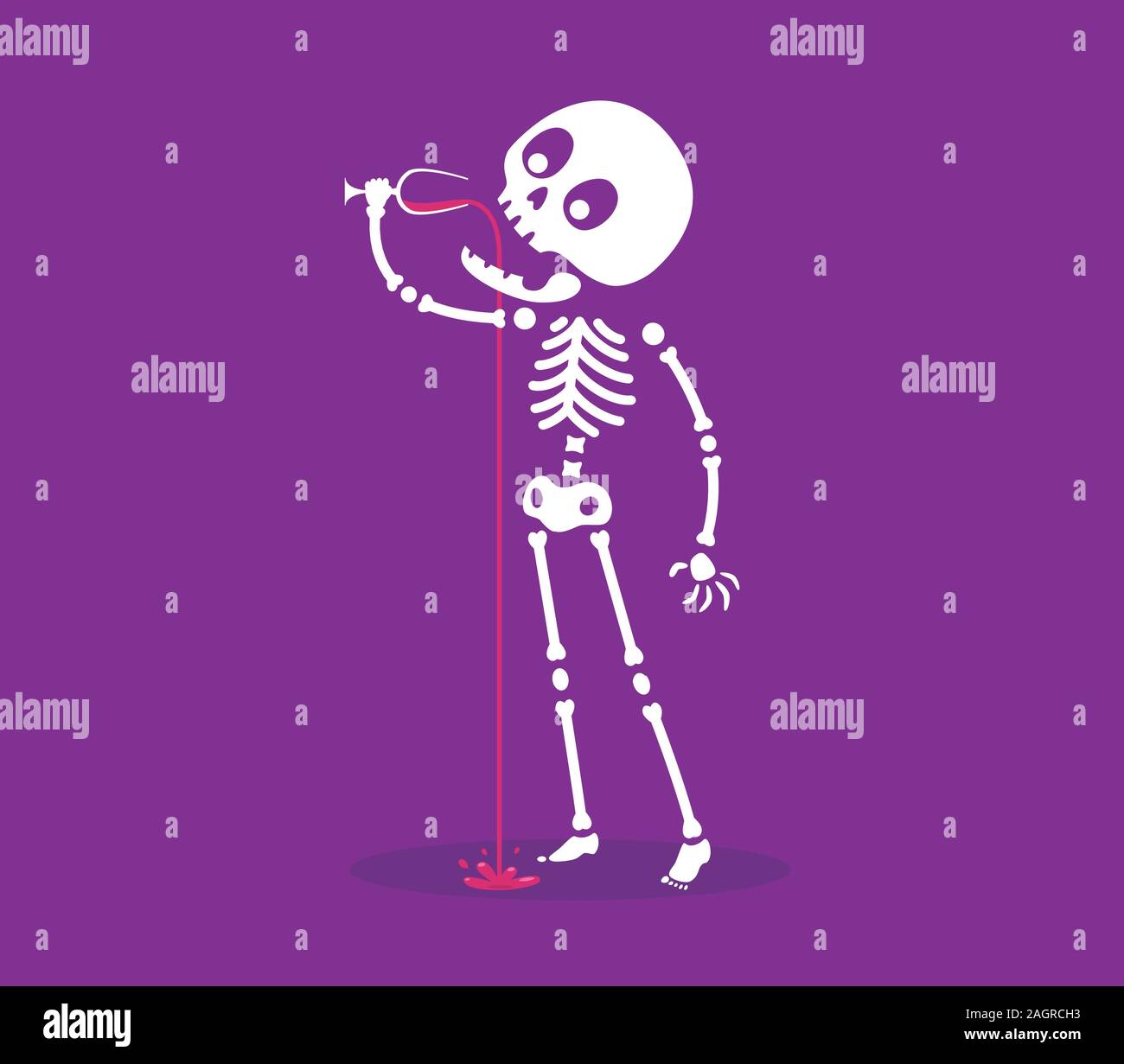 Drinking blood Stock Vector Images - Alamy