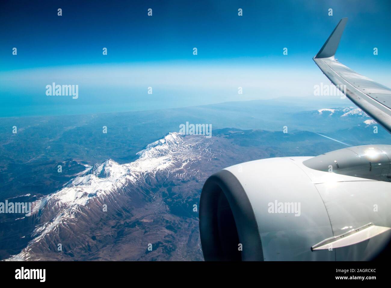A view from up in the stratosphere Stock Photo - Alamy