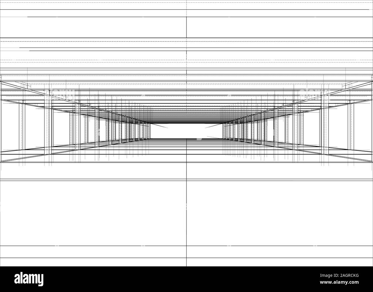 Drawing or sketch of a house under construction. Construction site ...