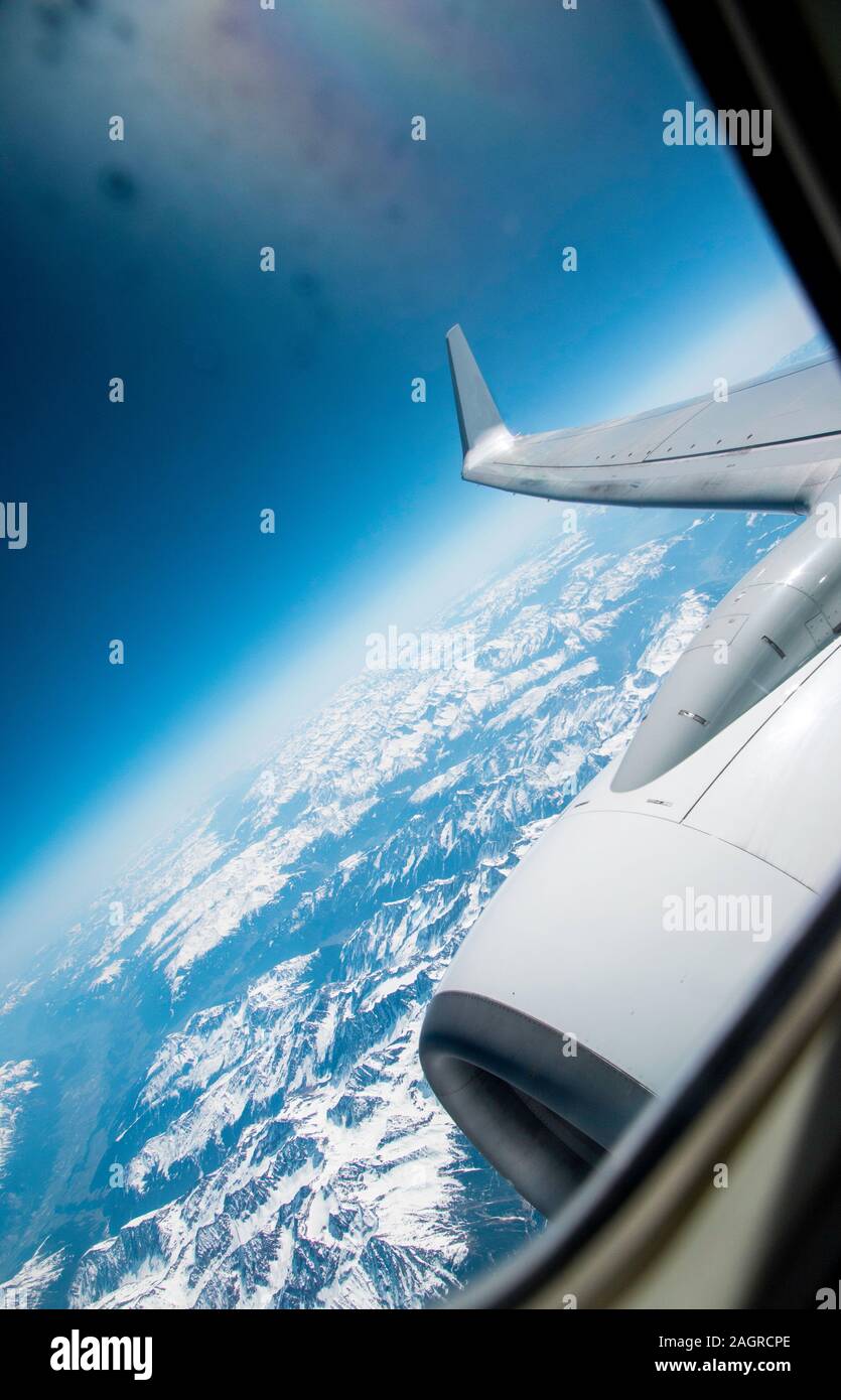 A view from up in the stratosphere Stock Photo - Alamy