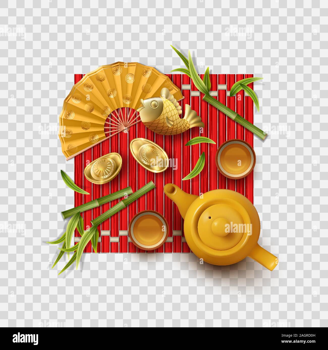 Chinese new year candle Stock Vector Images - Alamy