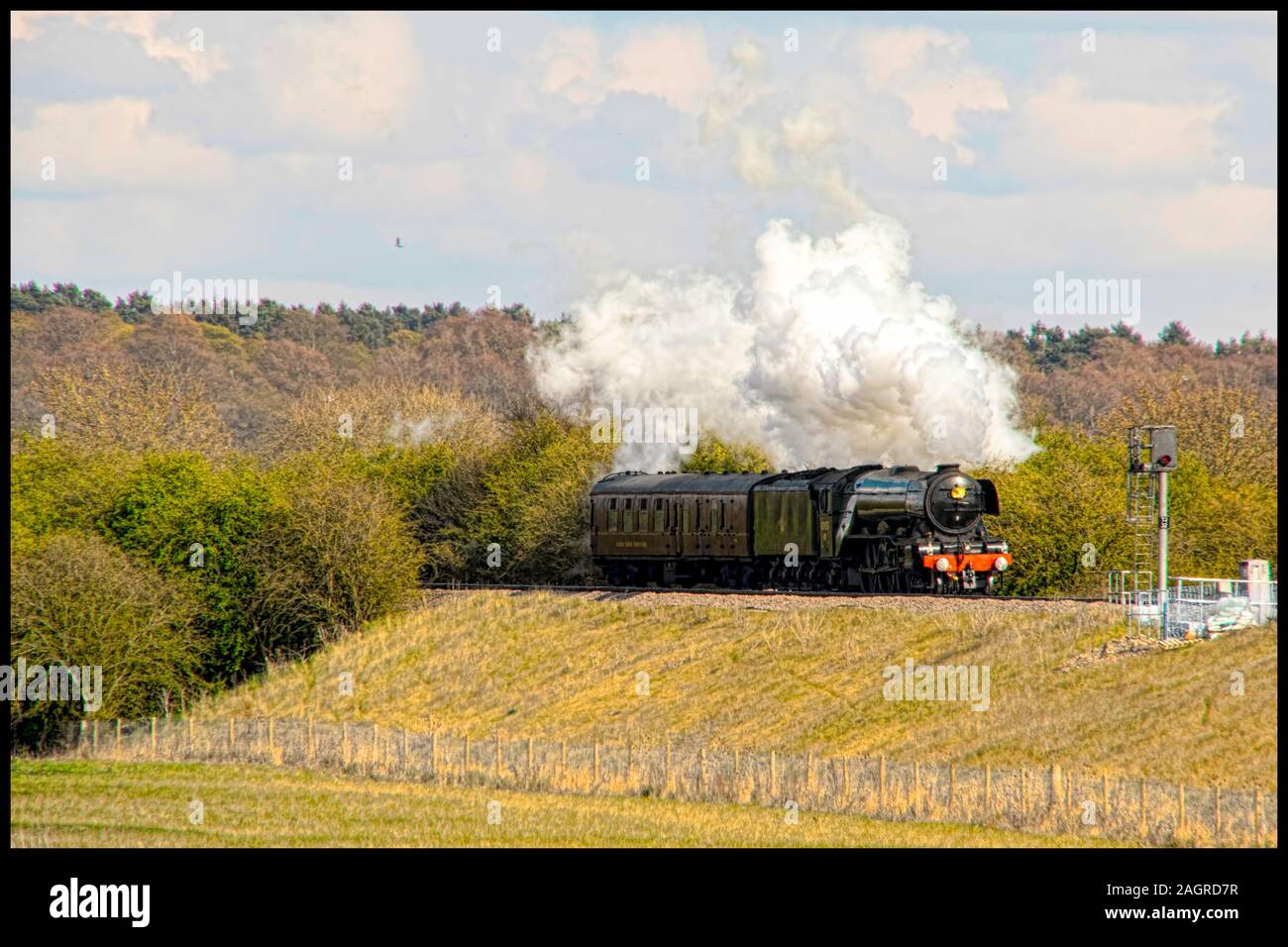 April, 13, 2019 : Gainsborough, Lincolnshire, United Kingdom. One of ...